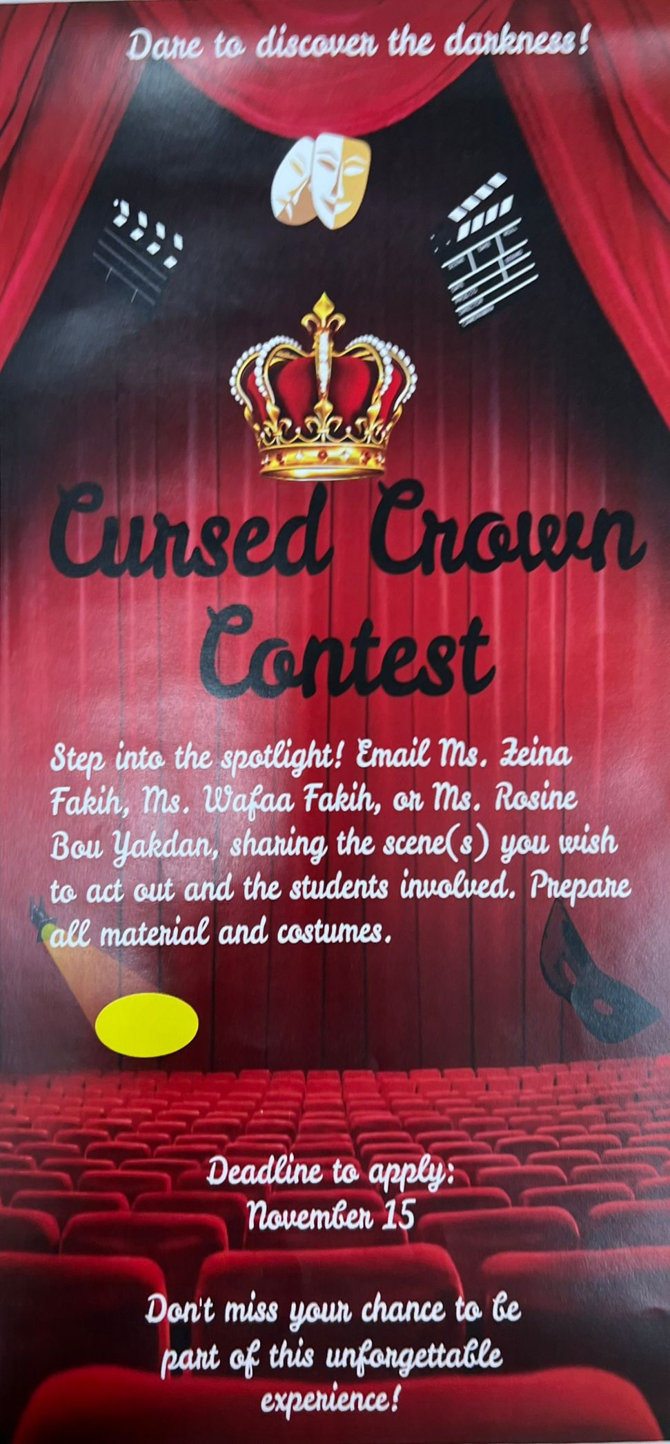 Macbeth: Cursed Crown Contest - News Details